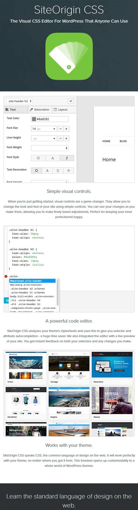 3 css editor plugins compared official wordpress plugin comparison