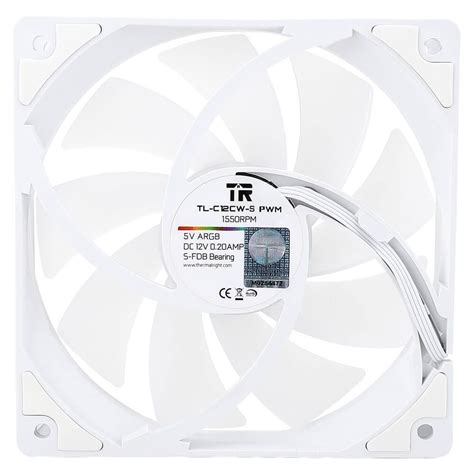BỘ 3 QUẠT FAN CASE Thermalright TL C12CW S WHITE ARGB