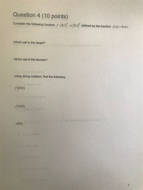 solved question 4 10 points consider the following