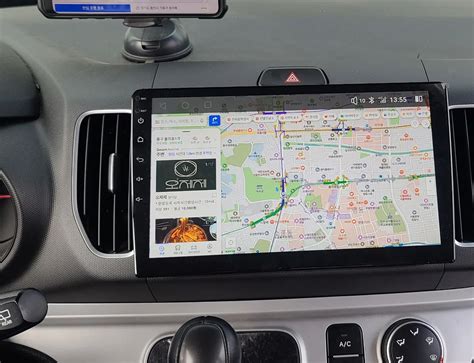 아지트 기아 레이 차량에 설치된 안드로이드 올인원 네비게이션 매립 작업 유심칩을 발급 받으시거나 Facebook
