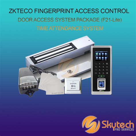 Office Magnetic Door Card Access Control System Fingerprint Time Attendance Zkteco F