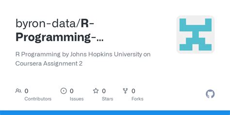 Github Byron Datar Programming Assignment 2 R Programming By Johns