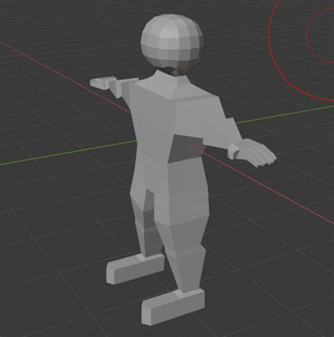 Blender建模练习：人物模型多边形建模流程图解 二形体调整篇 Blender身体调整 Csdn博客