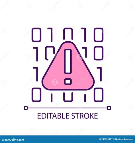 Program Error Icon Trendy Flat Vector Program Error Icon On White
