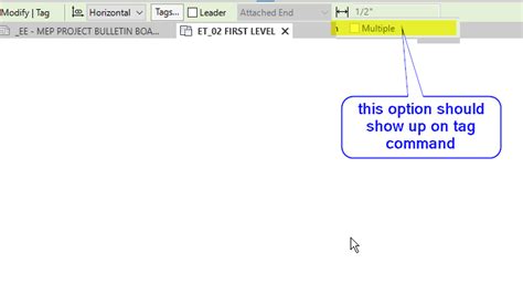 Option To Select Single Or Mutiple Tagging Autodesk Community