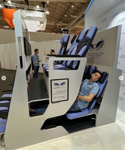 미래 비행기 내부 모습 2층 좌석과 침대까지 생기는 이코노미