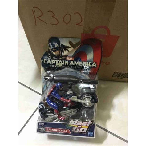 Hasbro Old But New Marvel Captain America Assault Cycle Shopee