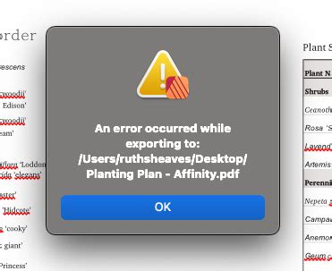 Error Exporting To Pdf In Affinity Publisher Help Affinity On Desktop Questions MacOS And