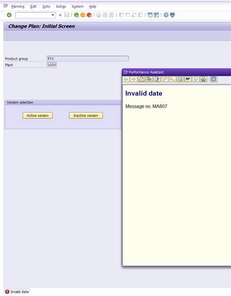 solved invalid date message sap community