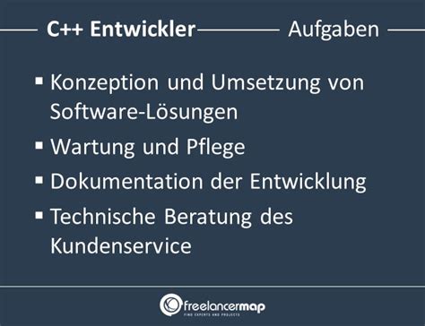 Was Macht Ein C Entwickler Berufsbild Karriere