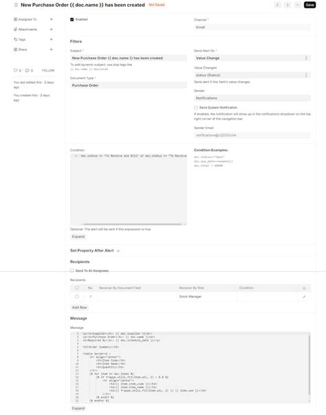 Send Notification To Email Erpnext Frappe Forum