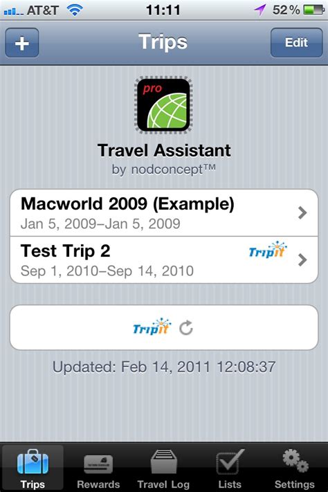 Blanche Alley Software Travel Assistant Pro Tripit