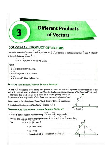 SOLUTION Everything You Need To Know About Scalar Product Of Vectors