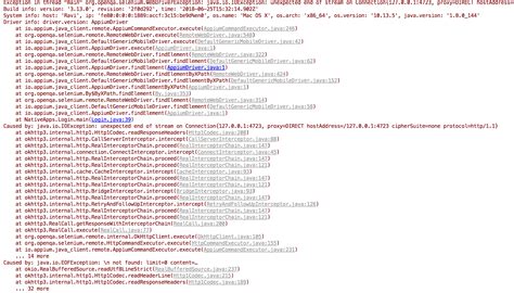 Java Same Appium Code Doesnot Work For Same App Stack Overflow