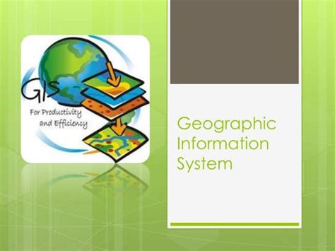 Gis Presentation Ppt