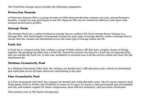 Powerflex Features Dell Powerflex Deployment Best Practices For Oracle Rac 21c Dell