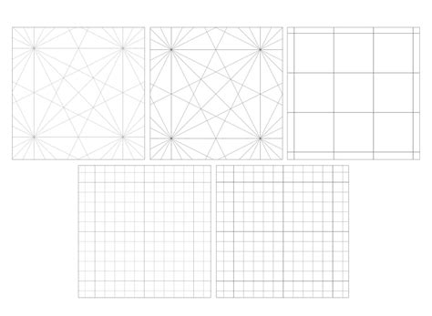 Grid Pattern Brushes For Map Photoshop