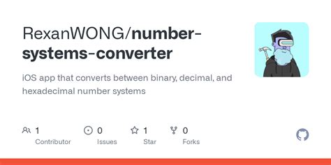 Github Rexanwongnumber Systems Converter Ios App That Converts