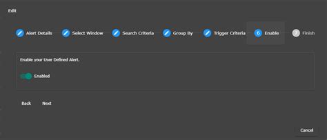 user defined alert creation uda guide support services