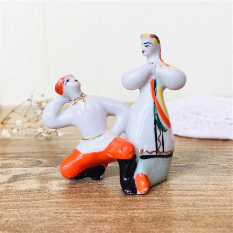 Продано Маленькая фарфоровая статуэтка гопак фигурка антиквариат украинский декор Полонное