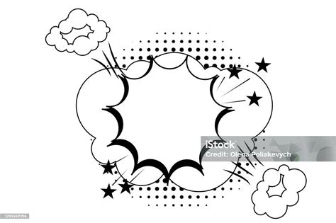 흰색 거품 폭발 복고풍 만화 아이콘 벡터 아이콘입니다 와우 효과 폭발 효과 먼지 흰색 스톡 이미지 Eps 10 파괴함에 대한 스톡 벡터 아트 및 기타 이미지 Istock