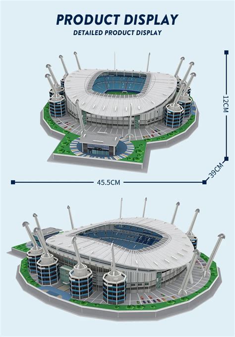 Personalized Puzzle Football Stadium 3d Puzzle Model Kits For Adults To