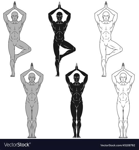 Design Of Man Exercising Royalty Free Vector Image