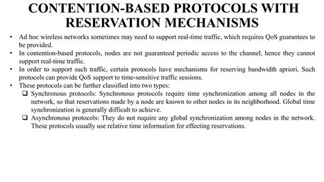 Mac Protocols For Ad Hoc Wireless Networks Pptx