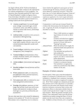 Competency Based Holistic Evaluations For Prehealth Applicants PDF