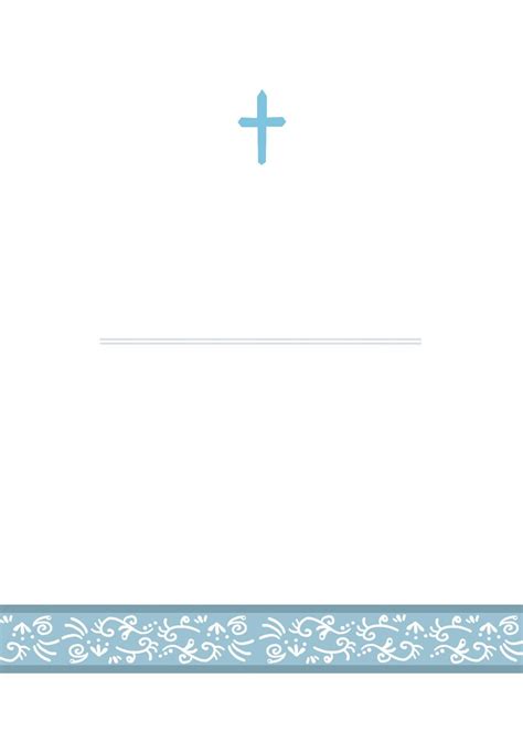 Fondos Blank Bautizo Invitaciones Templates