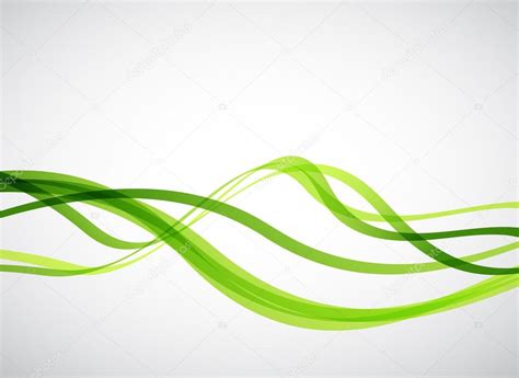 Green Lines Abstract Vector Background Stock Vector Image By ©akomov 14239753