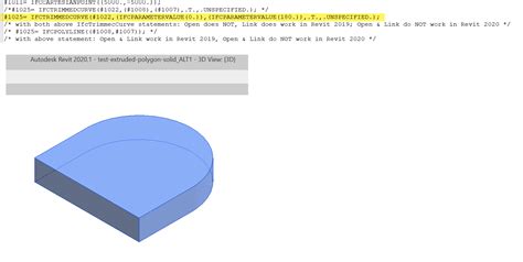 Problems Importing Ifc Extruded Geometry Into Revit 2019 And 2020 · Issue 131 · Autodesk Revit