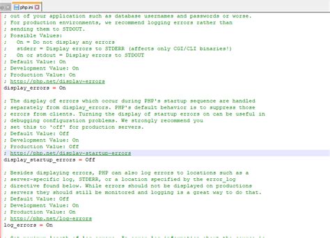 Php Error Reporting While Running Under Iis Stack Overflow