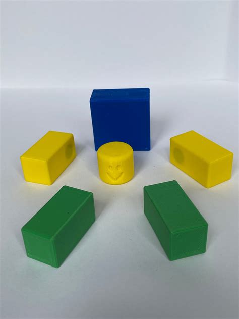 Roblox Noob Figure With Magnetic Limbs Etsy