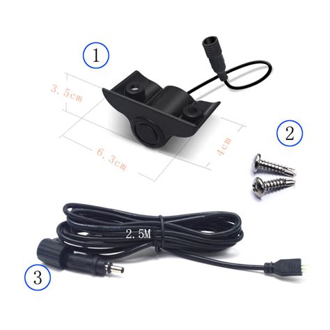 차량 외부 설치 주차 센서 키트 역방향 초음파 감지 트럭 밴 백업 레이더 모니터링 시스템 자동차 전자