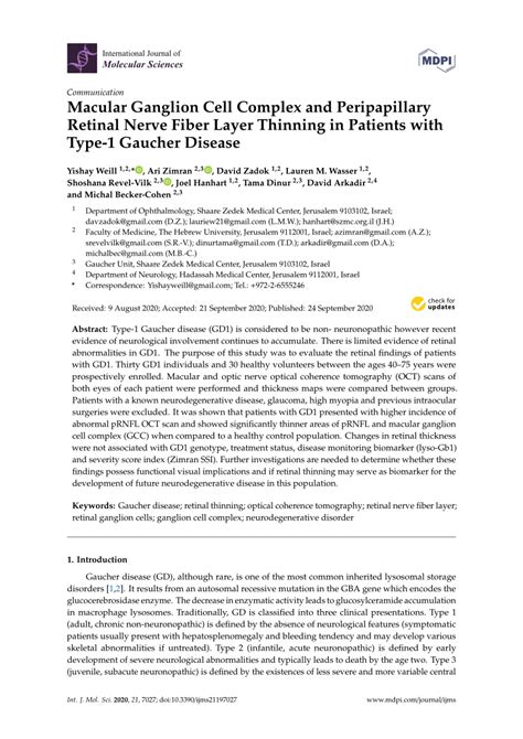 Pdf Macular Ganglion Cell Complex And Peripapillary Retinal Nerve Fiber Layer Thinning In