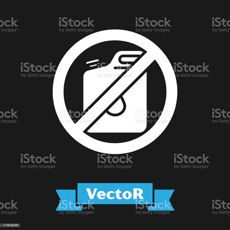 흰색 흰색 검은 색 배경에 격리 된 가솔린 아이콘에 대한 캐니스터가 없습니다 디젤 가스 아이콘입니다 벡터 일러스트레이션 0명에 대한 스톡 벡터 아트 및 기타 이미지 Istock