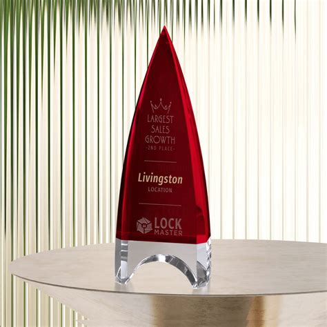 vertex ruby award glassical designs