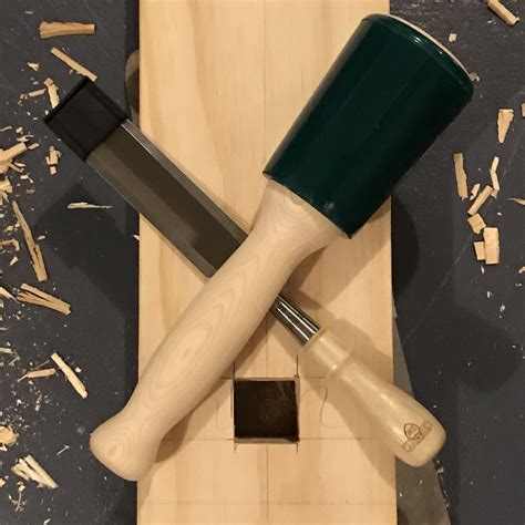 My First All Chisel Square Hole Woodworking