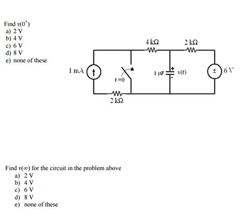 Solved Find V A V B V C V D V E None Chegg Com