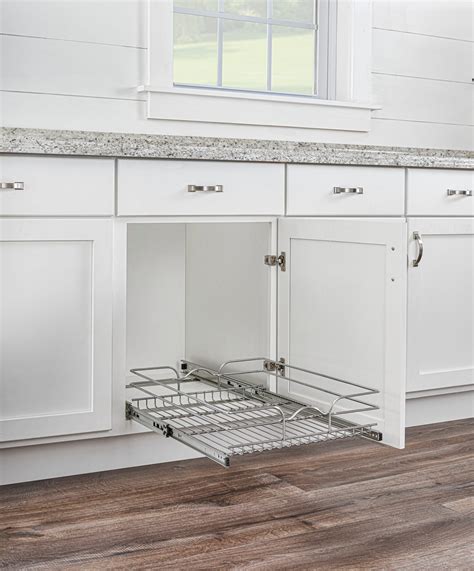 Chrome Wire Pullout Shelves