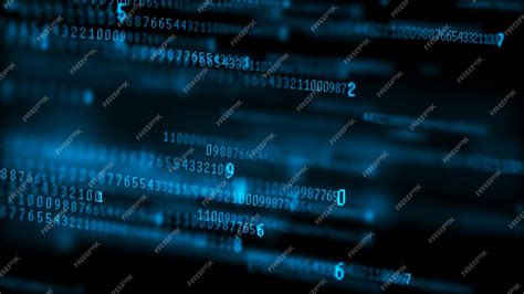 Premium Photo Digital Background Matrix Data Packets Binary Computer Code Hacker Concept 3d