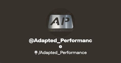 adapted performance linktree