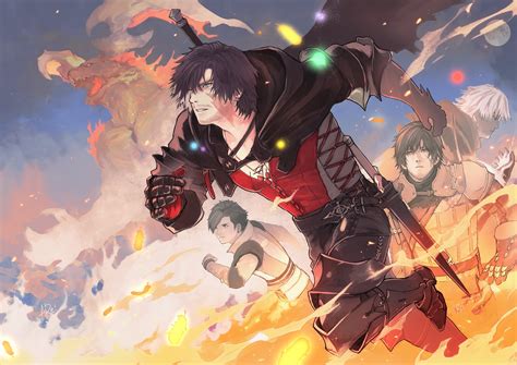 Clive Rosfield Final Fantasy And More Drawn By Ari Exist Danbooru