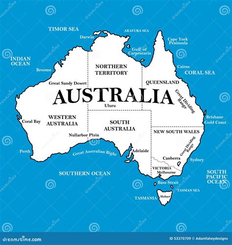 Bass Strait Australia Map Arlana Nannette