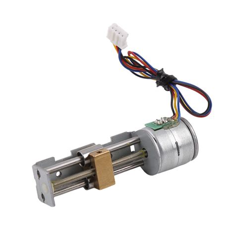 Linear Stepper Motor With Linear Bearings And Brass Slider KG Thrust For Camera Optics
