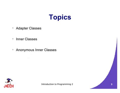 Jedi Slides Intro2 Chapter20 Gui Event Handlingpdf Programming