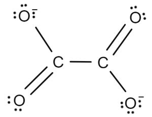 Oxalate Lewis Structure