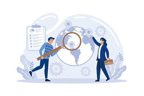 비즈니스 스케일링 개념 프랜차이즈 사업 확장 플랫 벡터 일러스트 레이 션 개발에 대한 스톡 벡터 아트 및 기타 이미지 개발