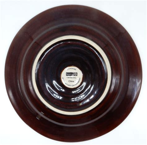 Target Home Stoneware Tortoise Shell Rimmed Bowls And Dinner Plates Ebay